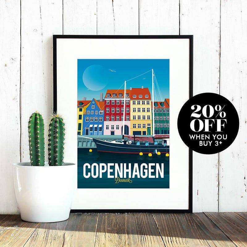 Scandinavia Travel Posters - Etsy UK