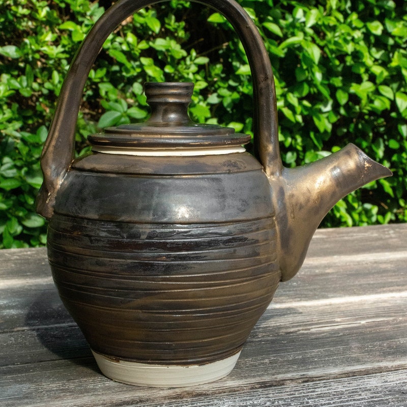 Stoneware Teapot - Etsy