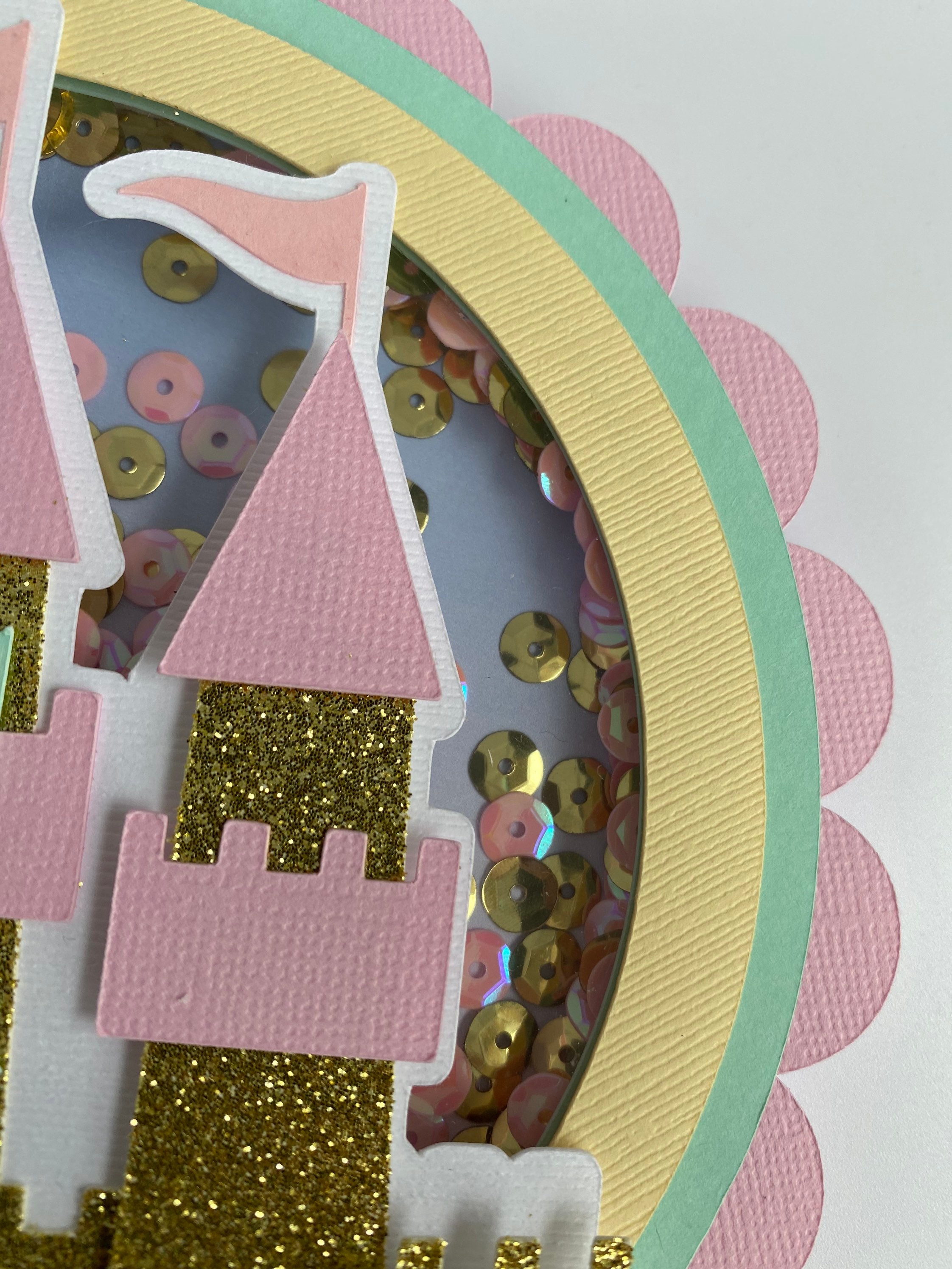 Princess Castle cake Topper with LED light Cake Topper | Etsy