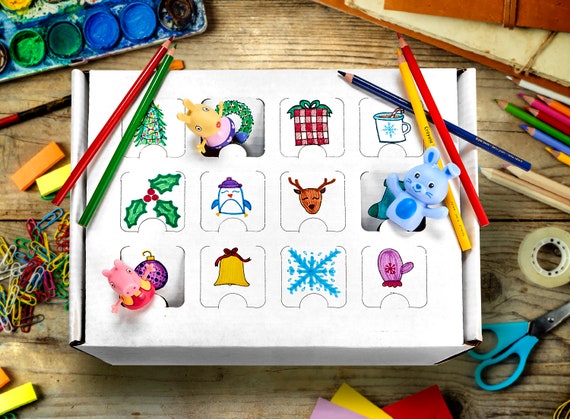 5 Pack of DIY Advent Calendar Craft Kit - Etsy