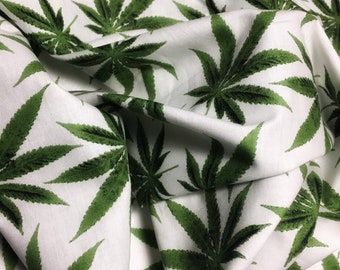 Marijuana Fabric - Etsy