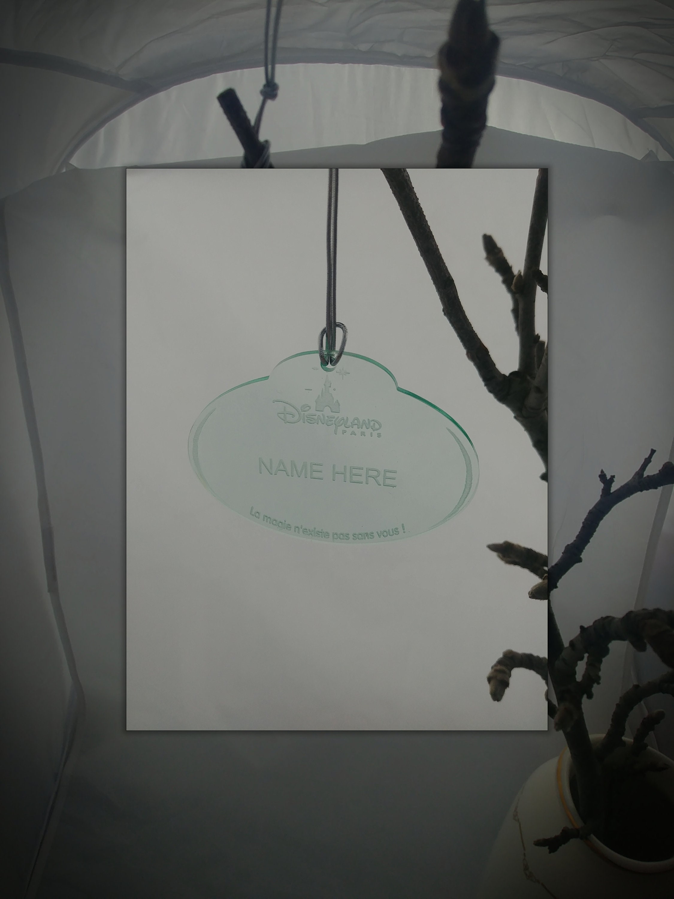 Disney Cast Member Name Tag Ornament Personalised | Etsy New Zealand