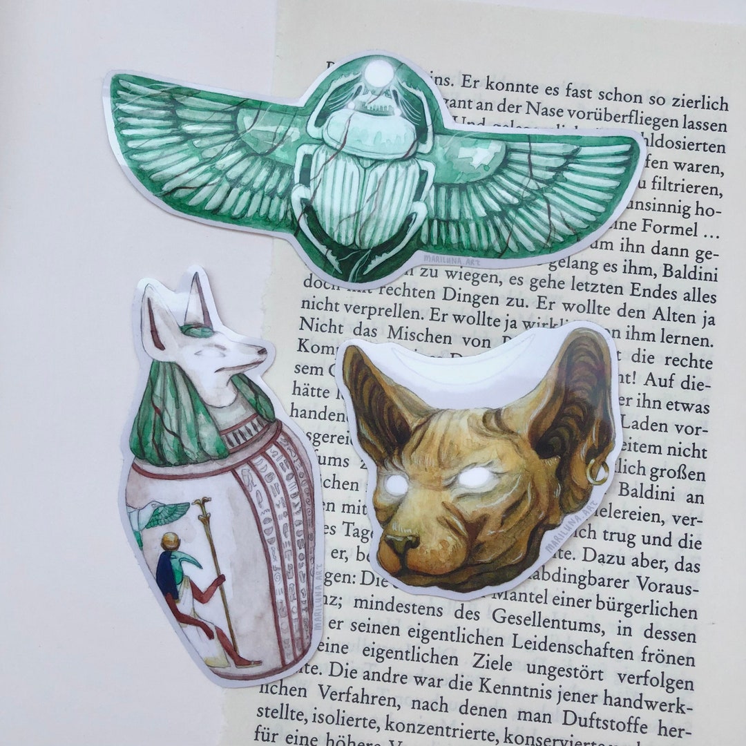 Egyptian Mythology Art Stickers, Ancient Egypt Journal Planner Sticker ...