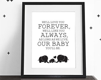 Baby poster | Etsy