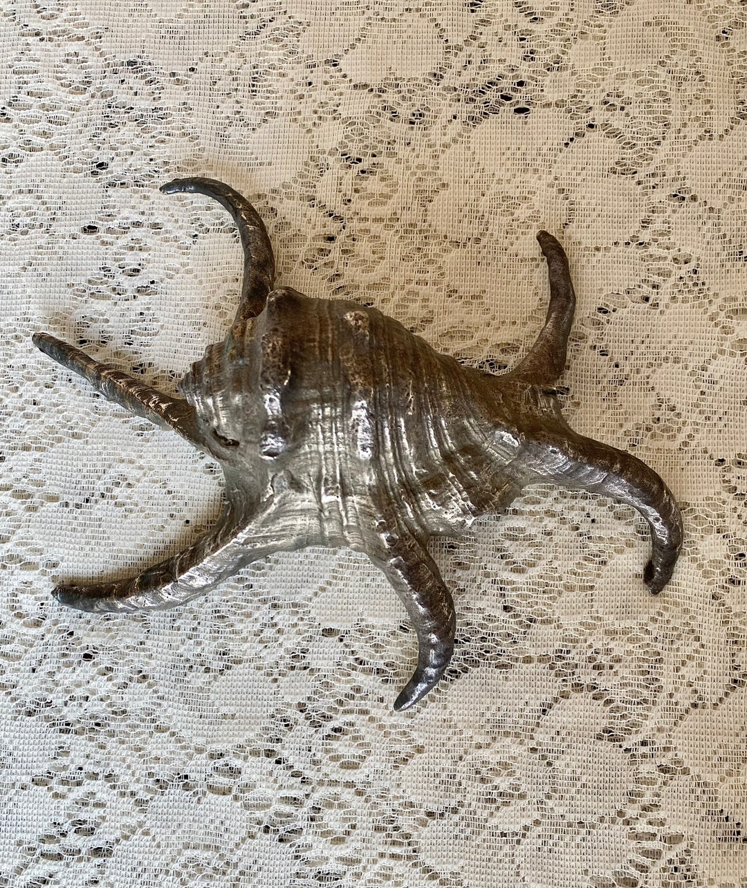 Metal Seashell Sculpture - Etsy