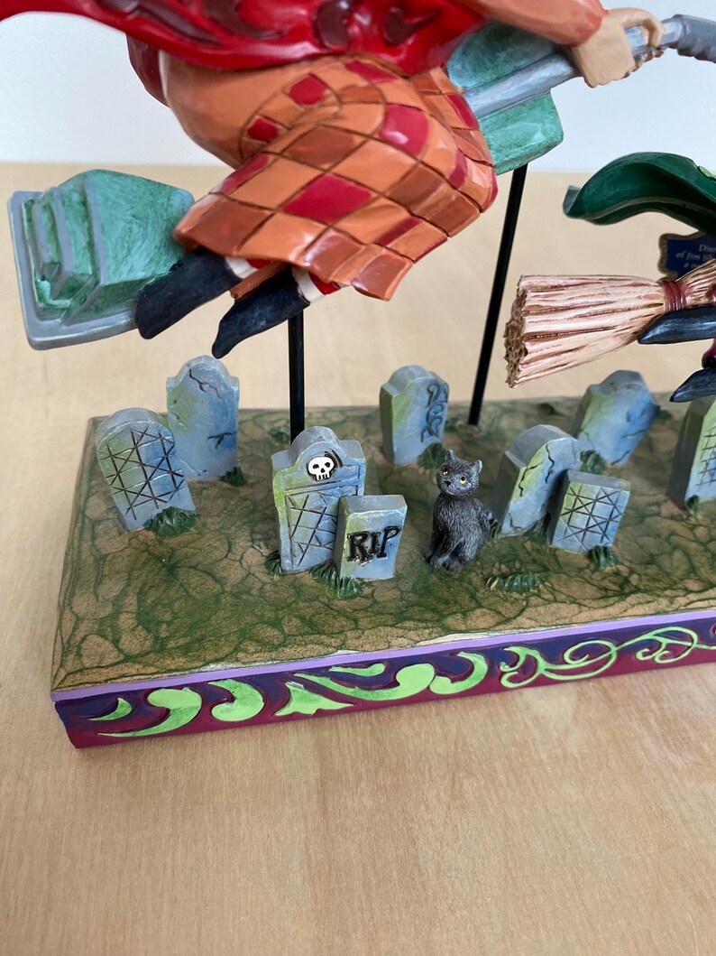 Jim Shore Disney Hocus Pocus Flying Sanderson Sisters Figurine - Etsy