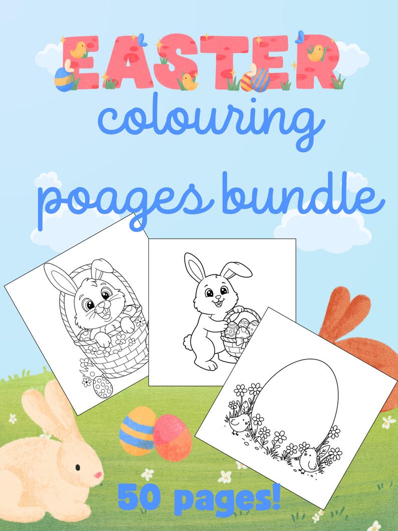 Easter Colouring Pages Easter Coloring Pages Easy Pages for Kids ...