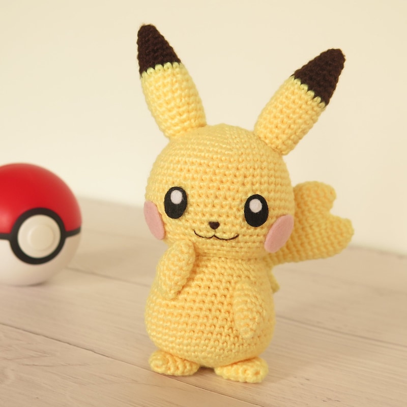 Crochet Pikachu Pattern - Etsy