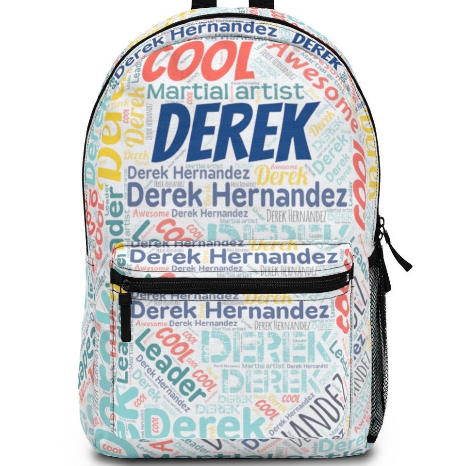 Custom School Backpack with names, Personalized Backpack sold by Brian ...