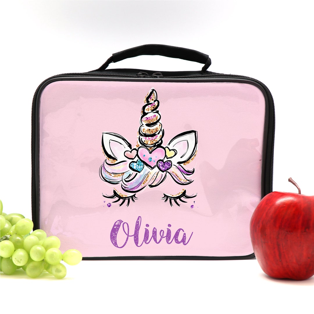 Personalized Girl Lunch Box Unicorn Lunch Box for Girls - Etsy