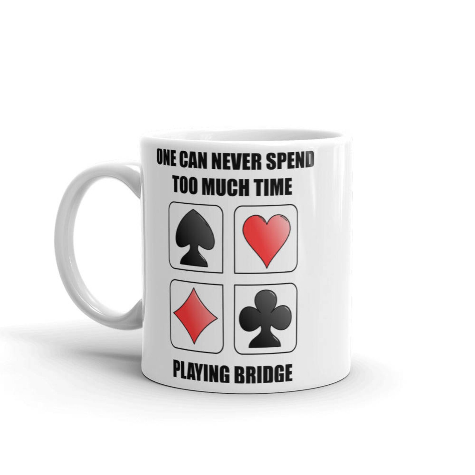 Bridge Mug Bridge Cup Bridge Coffee Cup Bridge player gift | Etsy