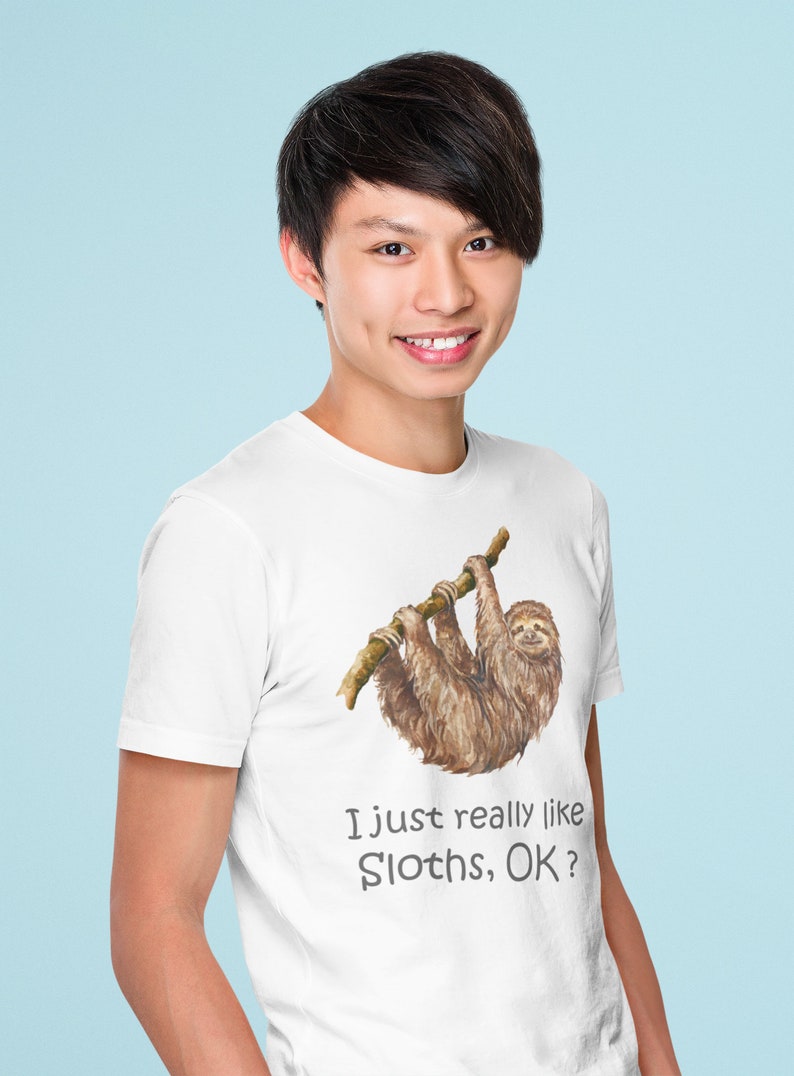 Sloth Shirt Girl Sloth Shirt for Girls Sloth Tee Shirt for - Etsy