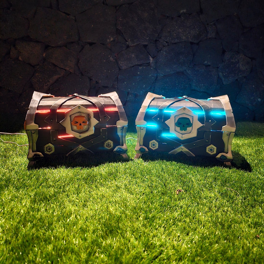 Large Sea of Thieves Inspired Light up Athena Chest - Etsy