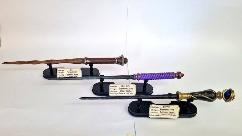 Hogwarts Legacy Inspired Custom Wands With Stand - Etsy