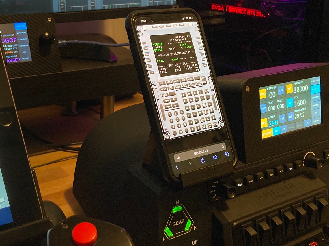 Premium Tablet & Phone Flight Simulator Stand Honeycomb | Etsy