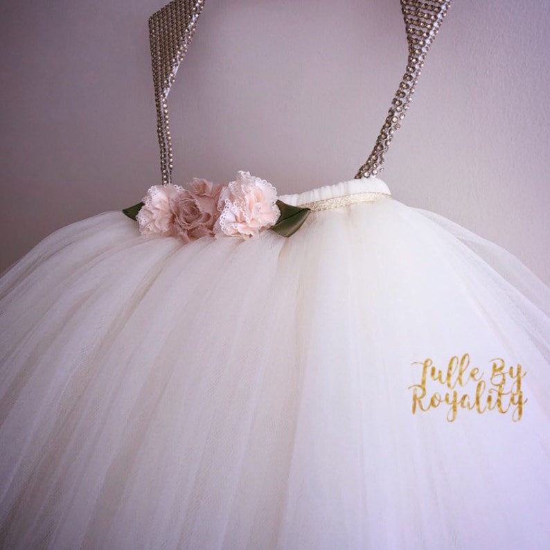 Natural Rose Tutu Flower Tutu Knee Length Tutu choose Your - Etsy