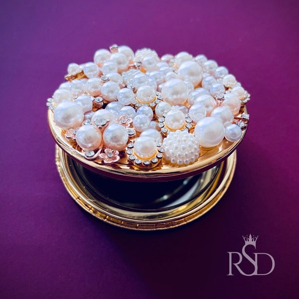 Pearl Compact - Etsy