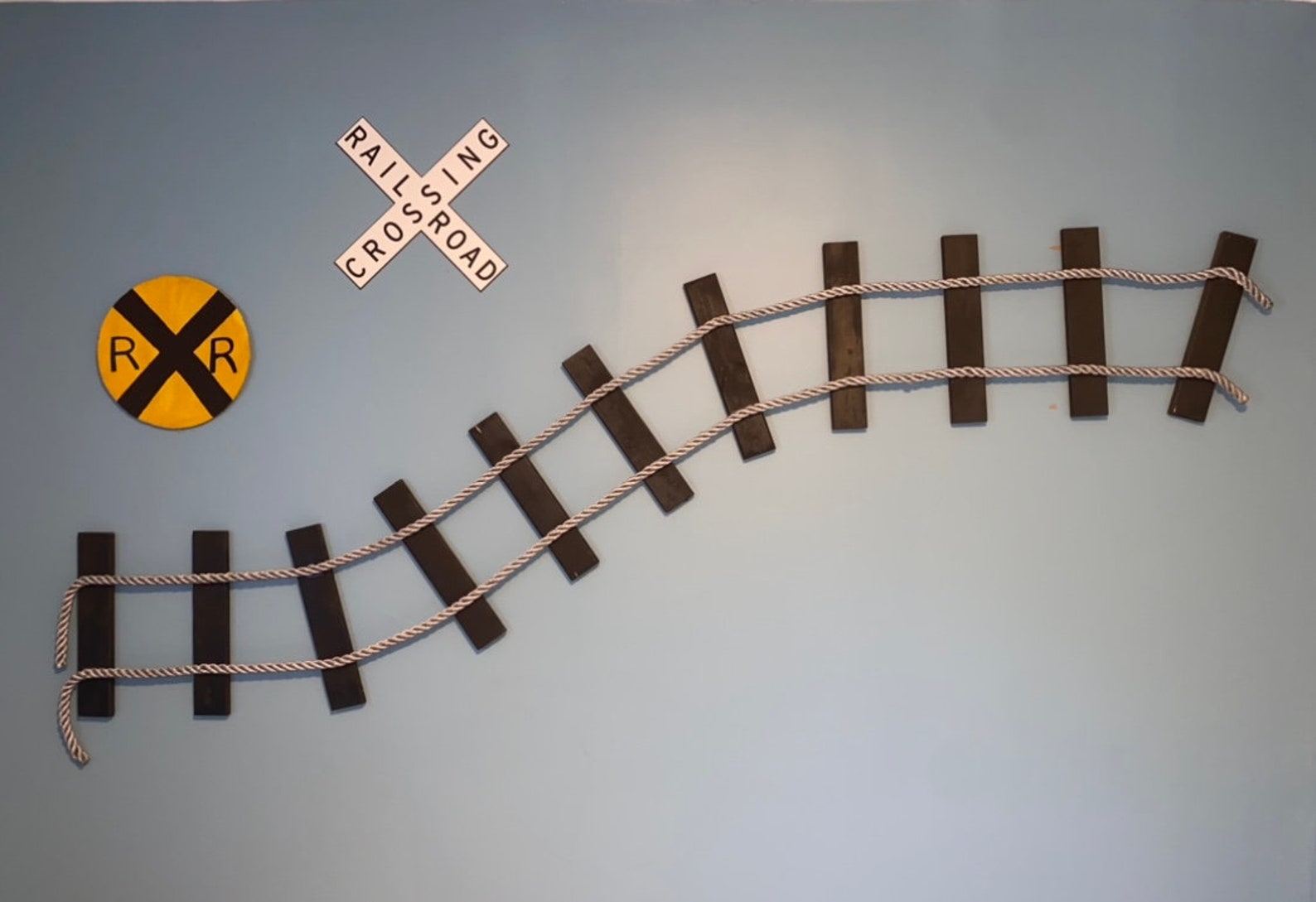 Rail Road Track Wall Decal Kit | Etsy