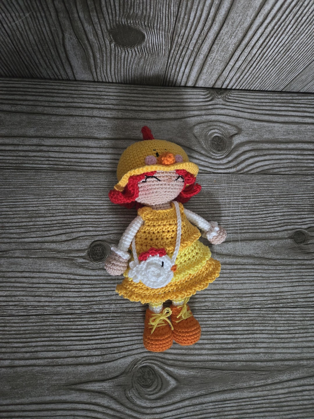 Goldie the Chicken Dolly - Etsy