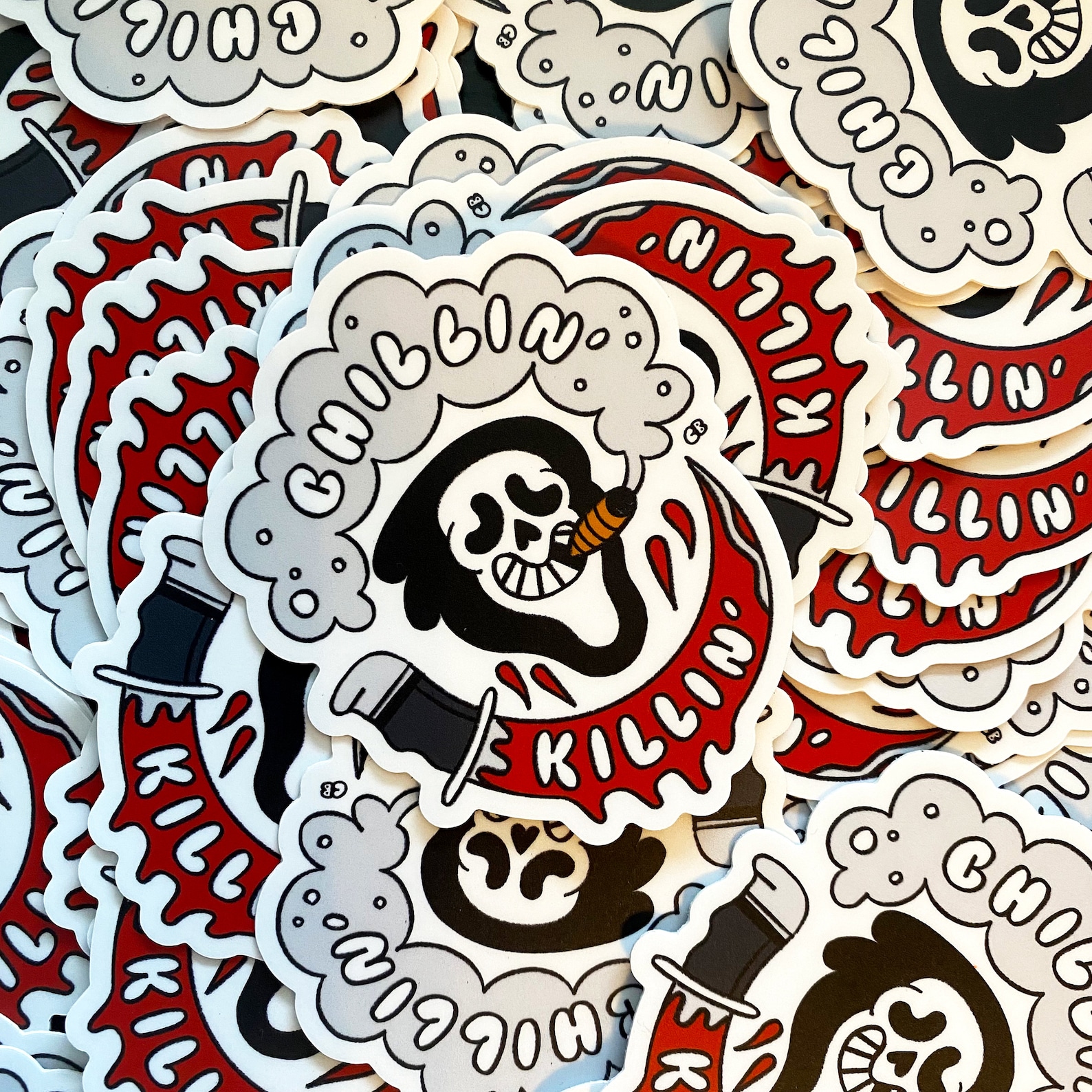 Chillin' & Killin' Scream Ghostface Halloween Horror - Etsy