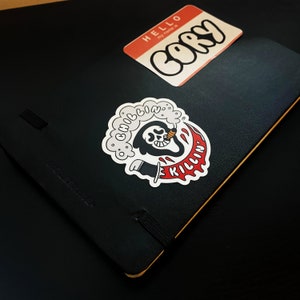 Chillin' & Killin' Scream Ghostface Halloween Horror Movie Sticker - Etsy