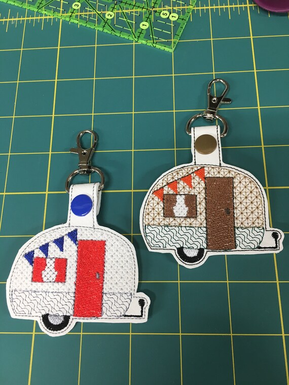 Camper Key Ring Key Fob Keychain | Etsy