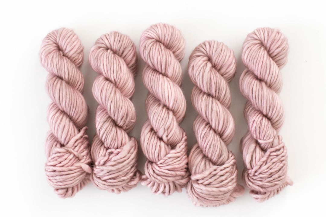 Bulky Yarn Superwash Merino Single Ply Yarn Hand Dyed Bulky Yarn Thick ...