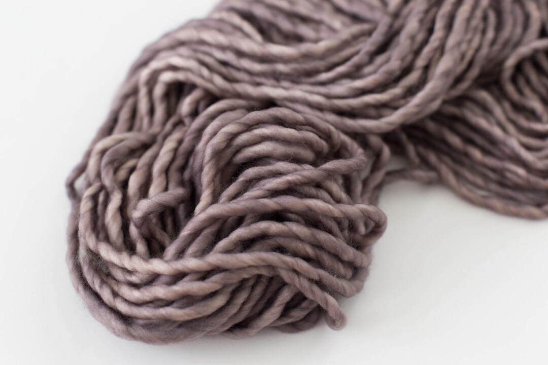 Bulky Yarn Superwash Merino Single Ply Yarn Hand Dyed Bulky Yarn Thick ...