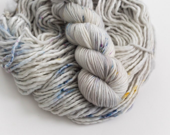 Chunky Superwash Merino Single Ply Yarn FANFARE Hand Dyed Bulky Yarn ...