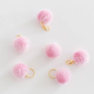 Lightweight Snag Free Progress Keepers Pink Pom Pom Stitch Markers ...
