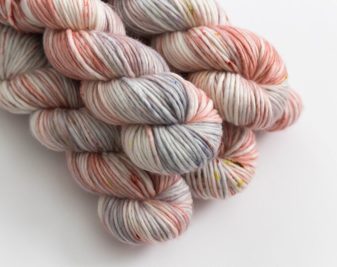 Chunky Superwash Merino Single Ply Yarn BERMUDA BOUND Hand Dyed Bulky ...