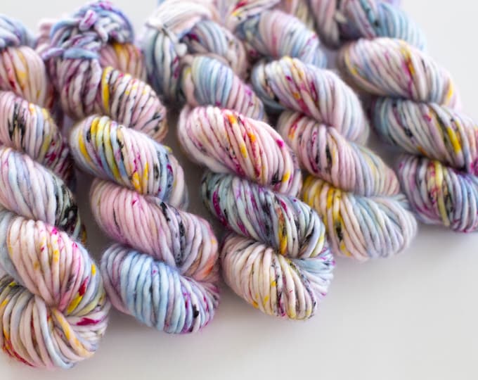 Bulky Yarn Superwash Merino Single Ply Yarn Hand Dyed Bulky Yarn Thick ...