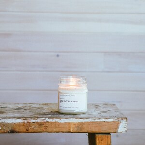 Crackling Wick Candle, Soy Candle, Farmhouse Candle, Wooden Wick Candle, 8 Oz. Candle, Farmhouse ...