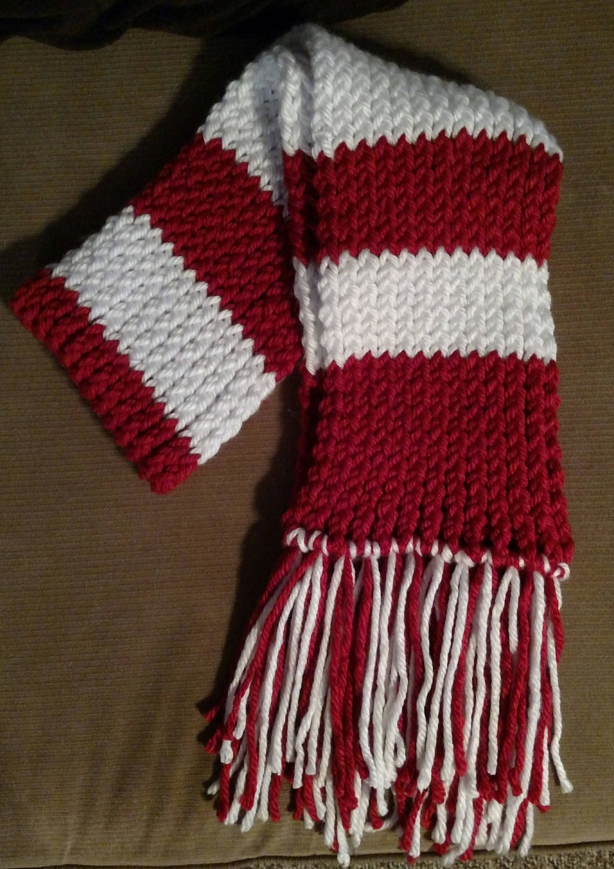 Make Your Own Soccer Scarf