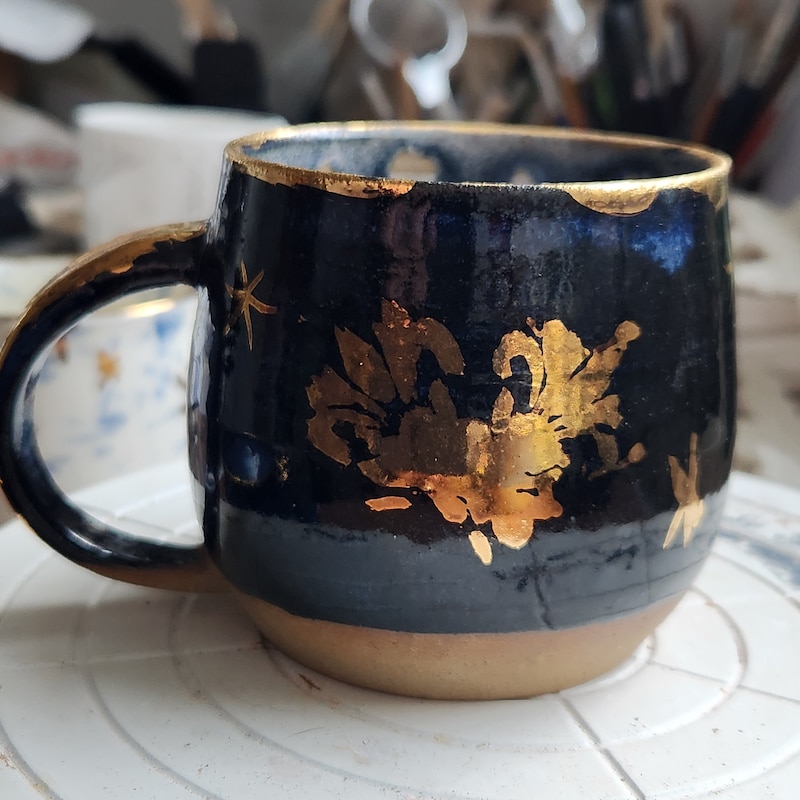 Gold Mug - Etsy