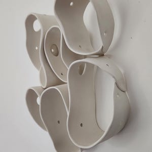 Abstract Porcelain Wall Sculpture. - Etsy