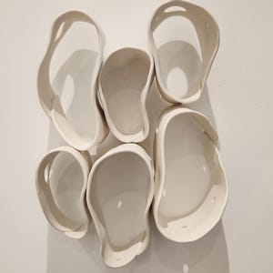 Abstract Porcelain Wall Sculpture. - Etsy