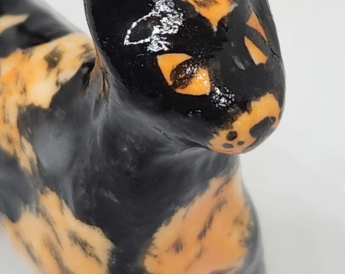 Handmade Tortoiseshell Cat Figure - Etsy