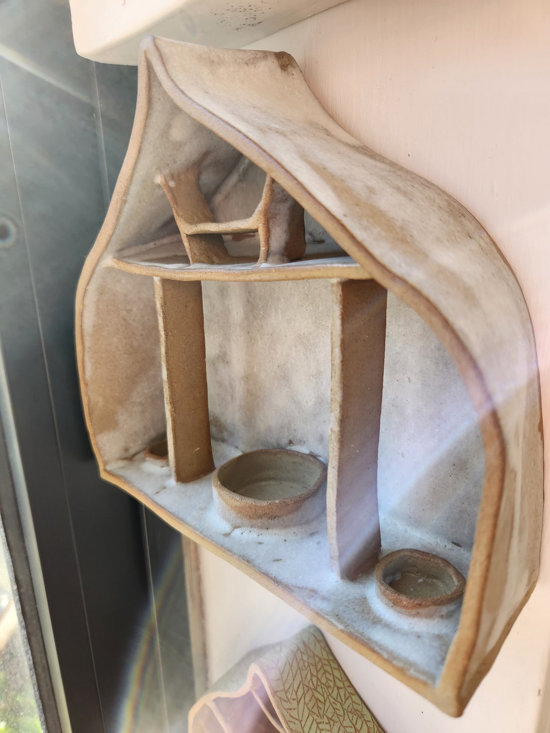 Incense Shrine. Handmade Ceramic, Wall Decor, Shelf, Curiosity Cabinet ...