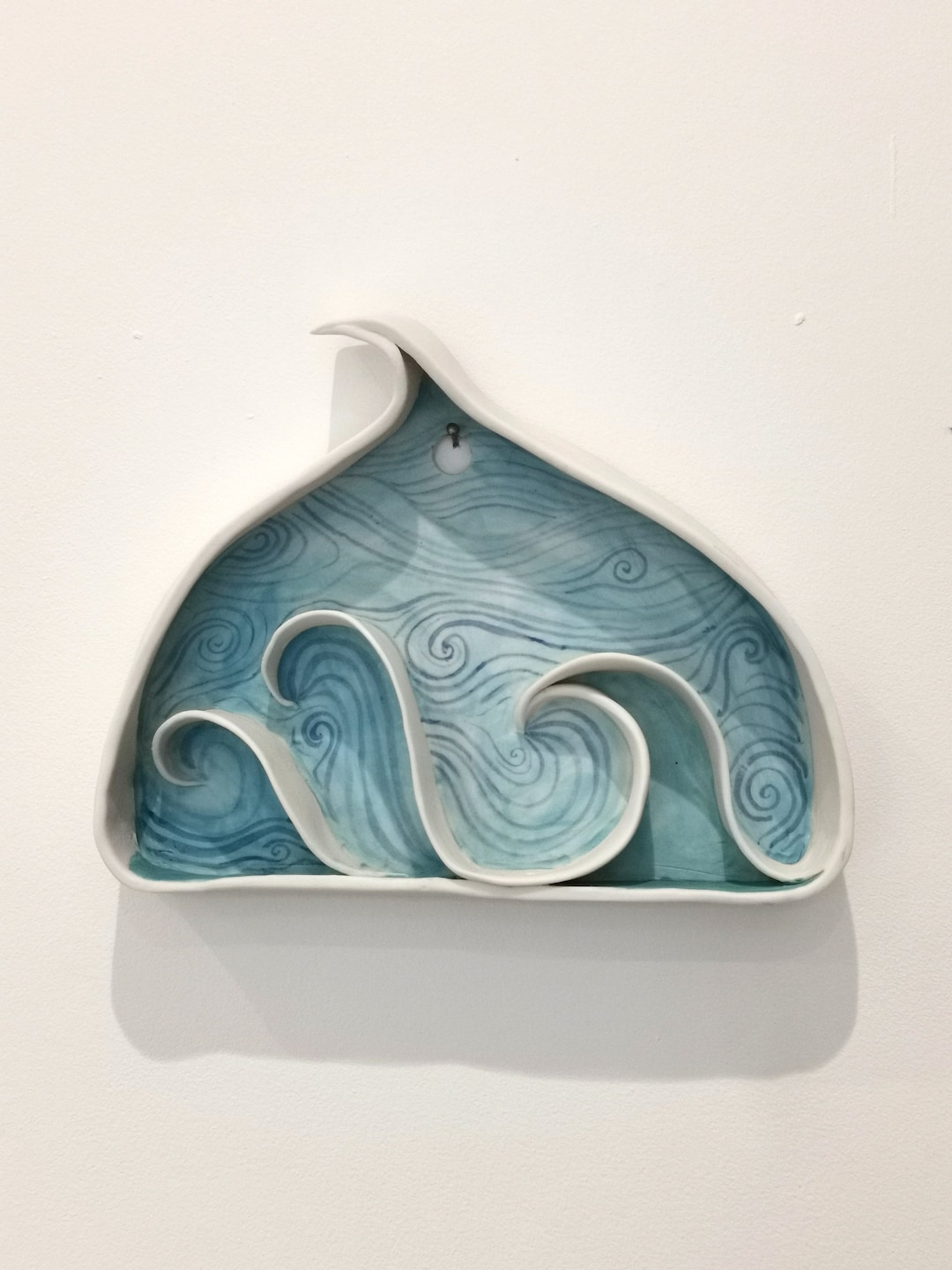 Sea Shrine (small) - Handmade Porcelain Ceramic Altar. Wall Hanging or ...