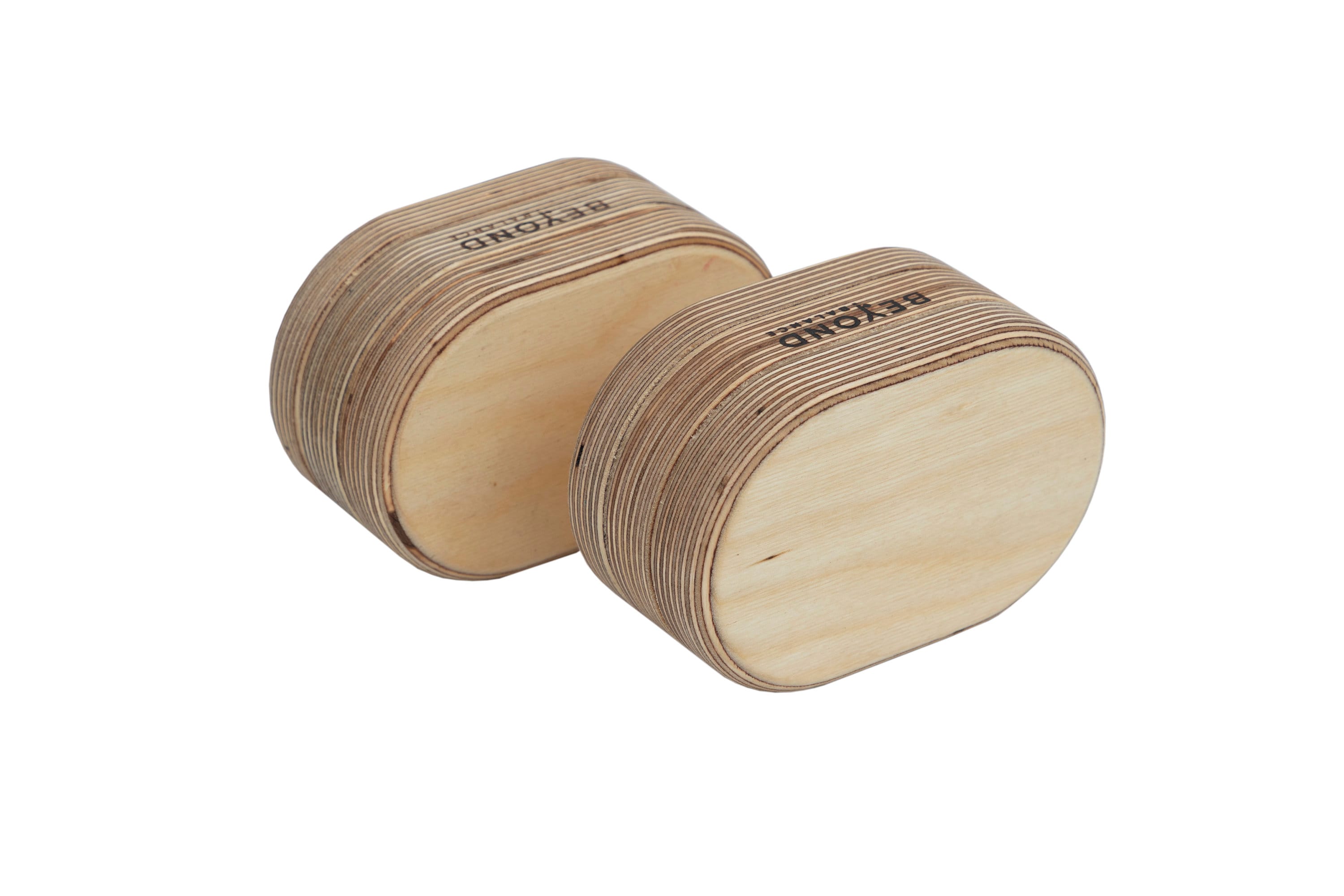 Oval Wood Handstand Blocks for Hand Stands, Yoga, Inversions, Crossfit ...