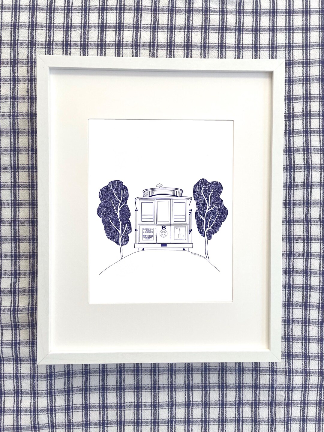 Blue Willow San Francisco Cable Car - Etsy