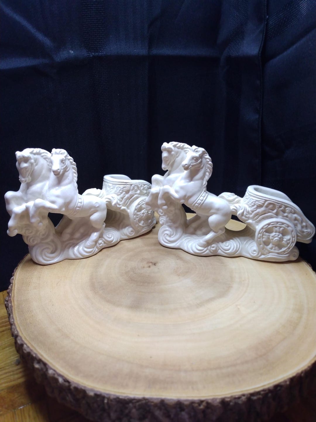 Roman Horse and Carriage Statues Bookends Made in Italy Vintage 1960s ...