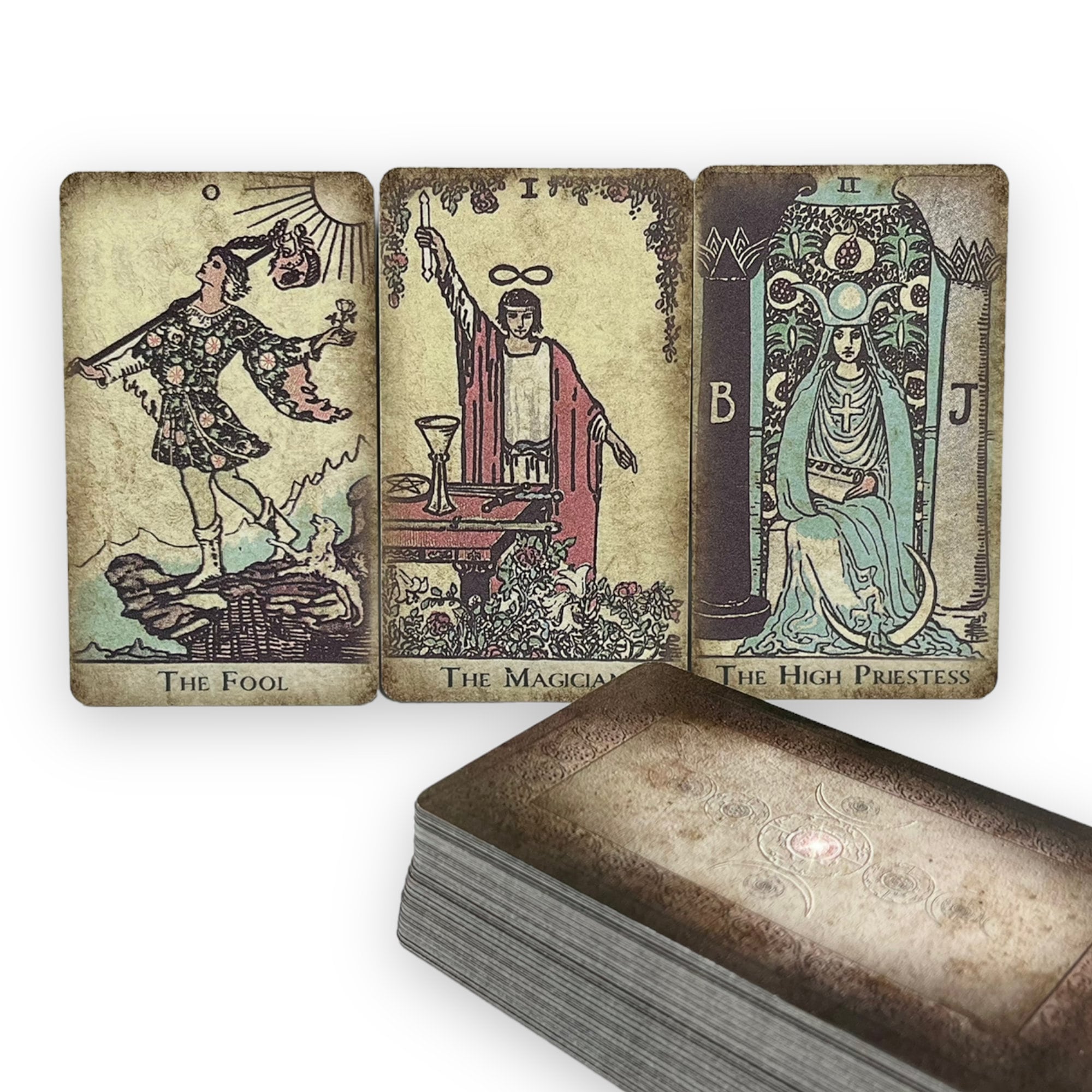 Tarot Cards Smith-waite / Borderless Antique Phoenix - Etsy