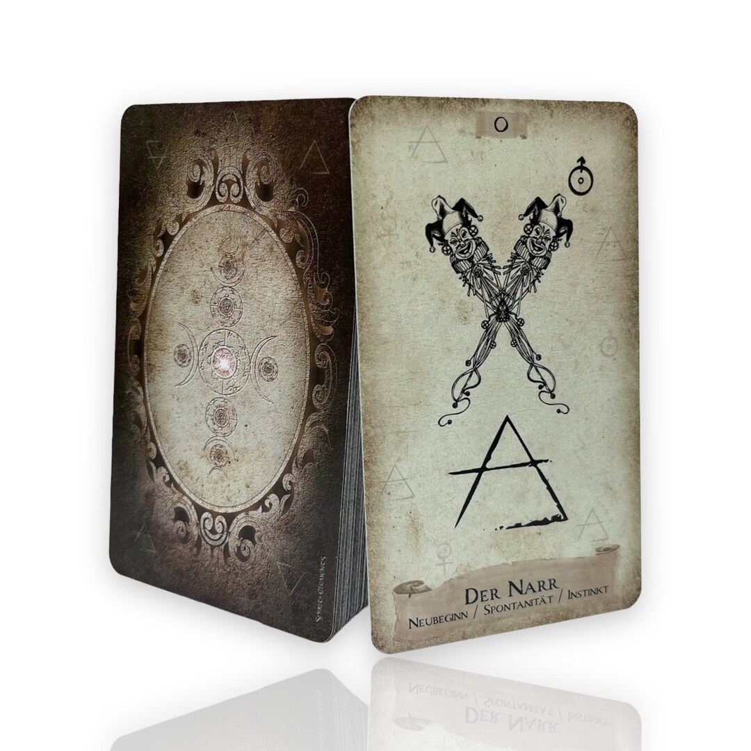 Tarot Cards / Elements Symbolic Tarot With Keywords - Etsy