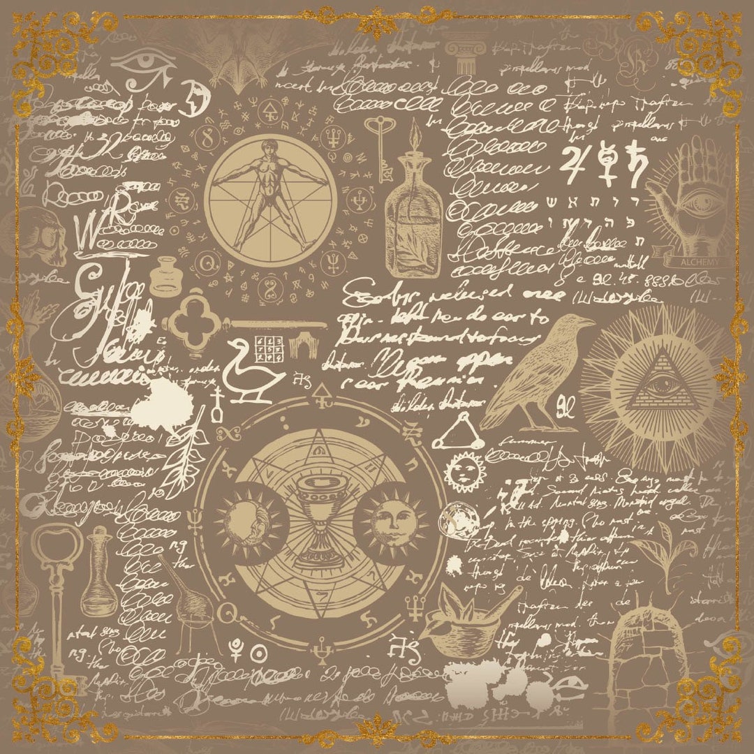 Lenormand / Tarot Cloth Magical Symbols - Etsy