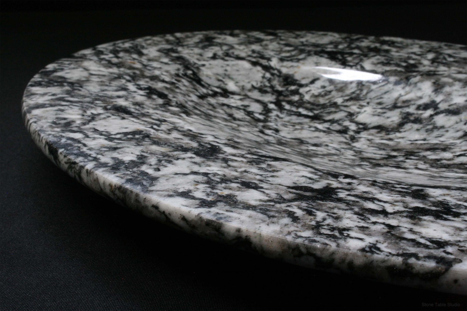 Stone Serving Dish - Sea Wave Granite by Gary Dubois - Etsy