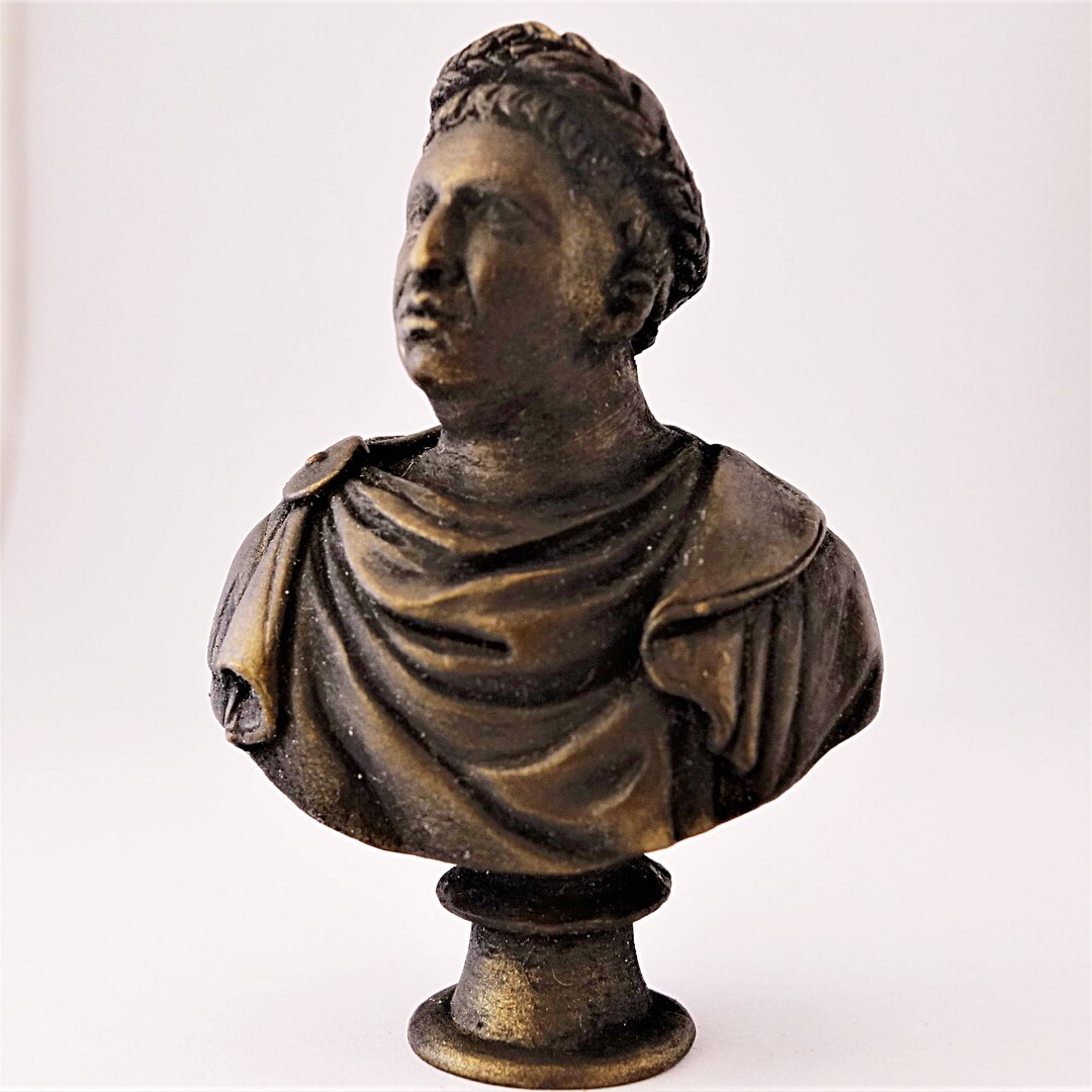 Miniature Handmade Bust, Dollhouse Bust Scale 1:12, Dollhouse Figurine ...