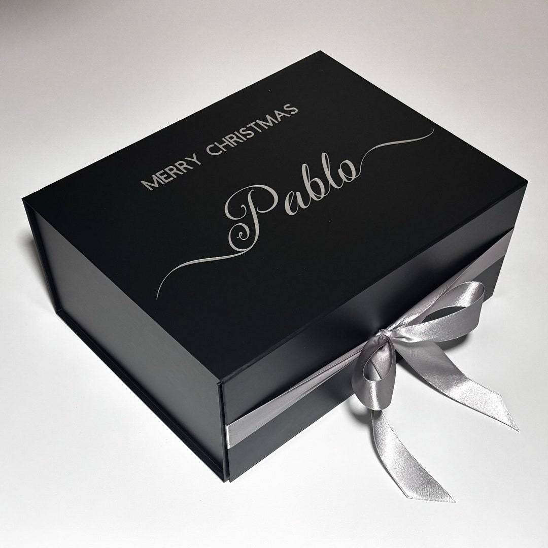 Christmas Gift Box Personalised Hamper Box Large Luxury Gift Box Gift ...
