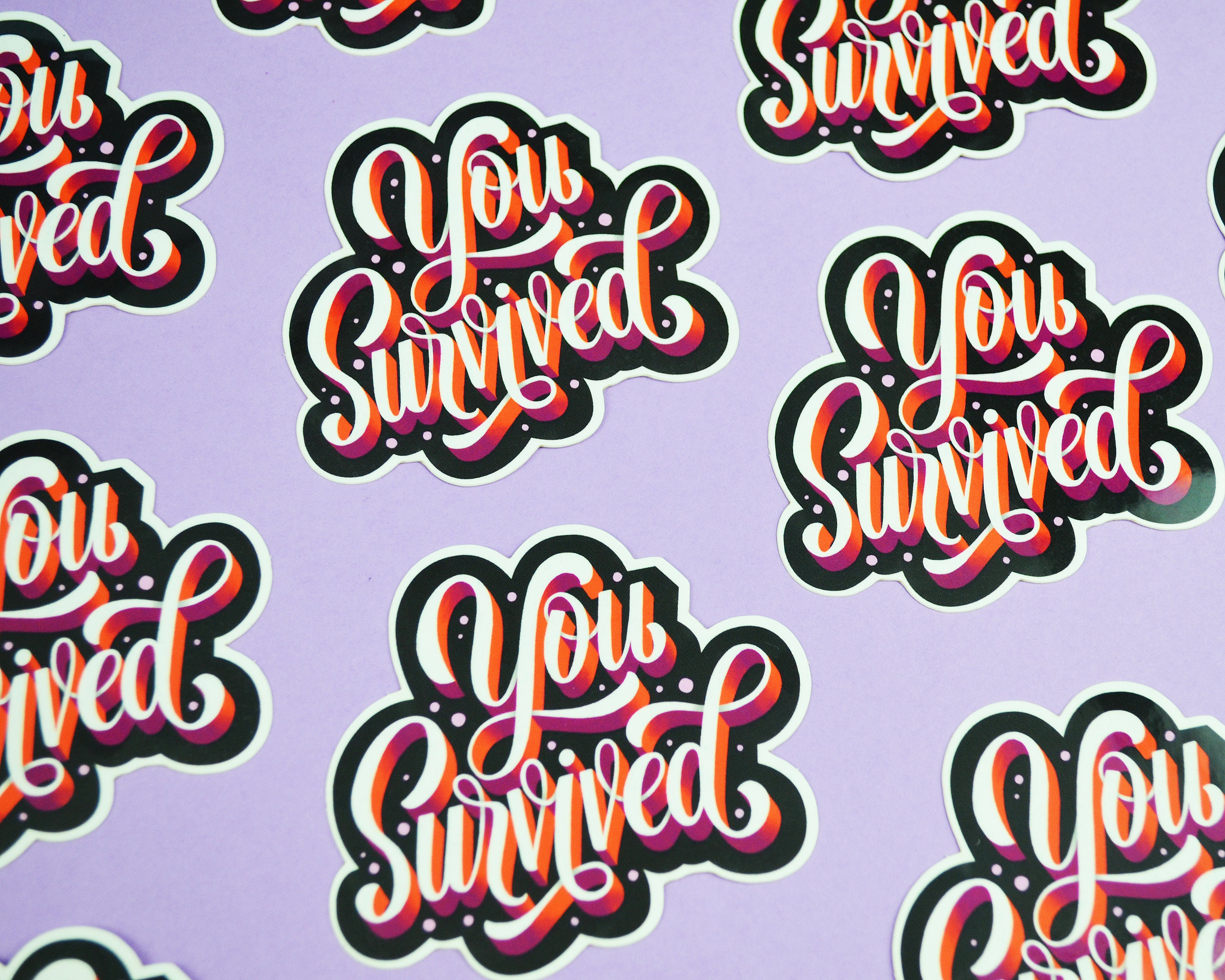 2020 Sticker Pack You Survived Ridiculous Vinyl Stickers | Etsy